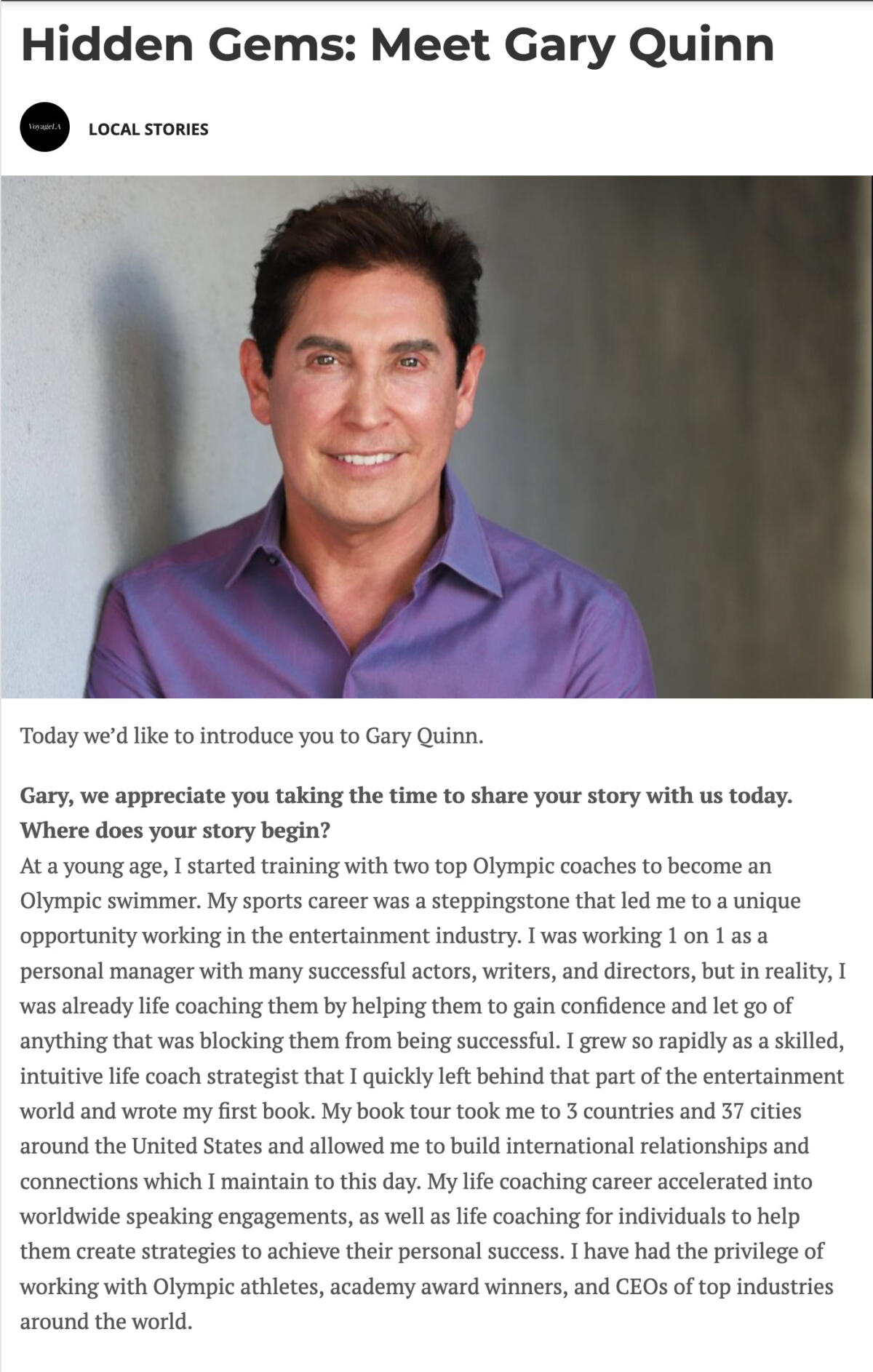 VoyageLA - Gary Quinn